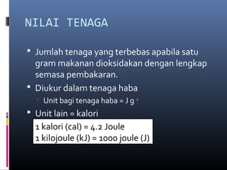 Eksperimen nilai tenaga | PPT