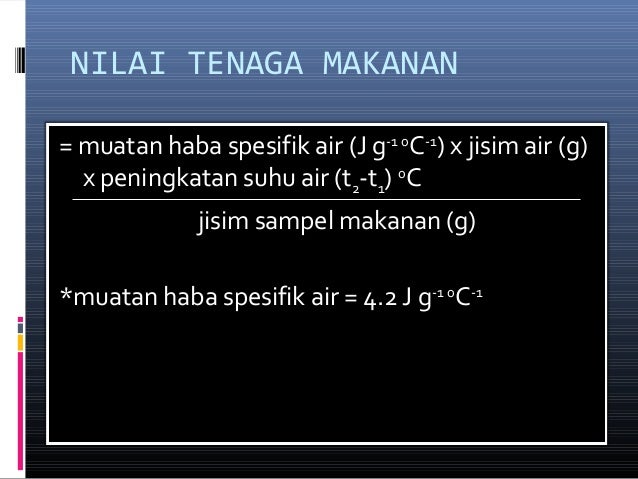 Eksperimen nilai tenaga