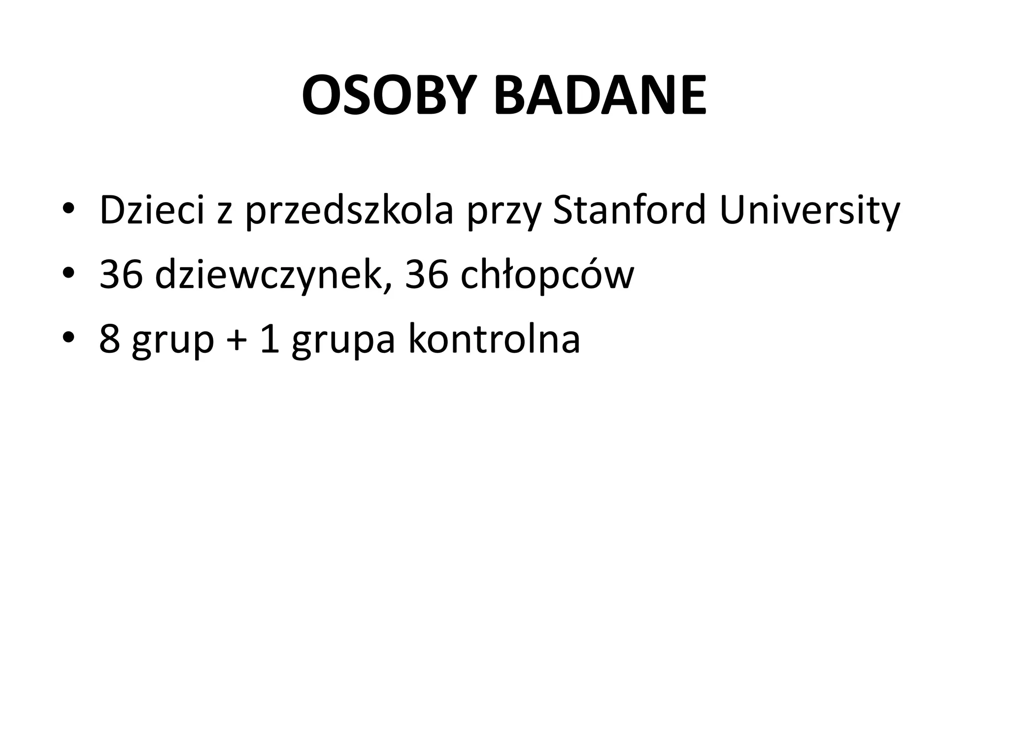 Eksperymenty z lalką Bobo | PPTX