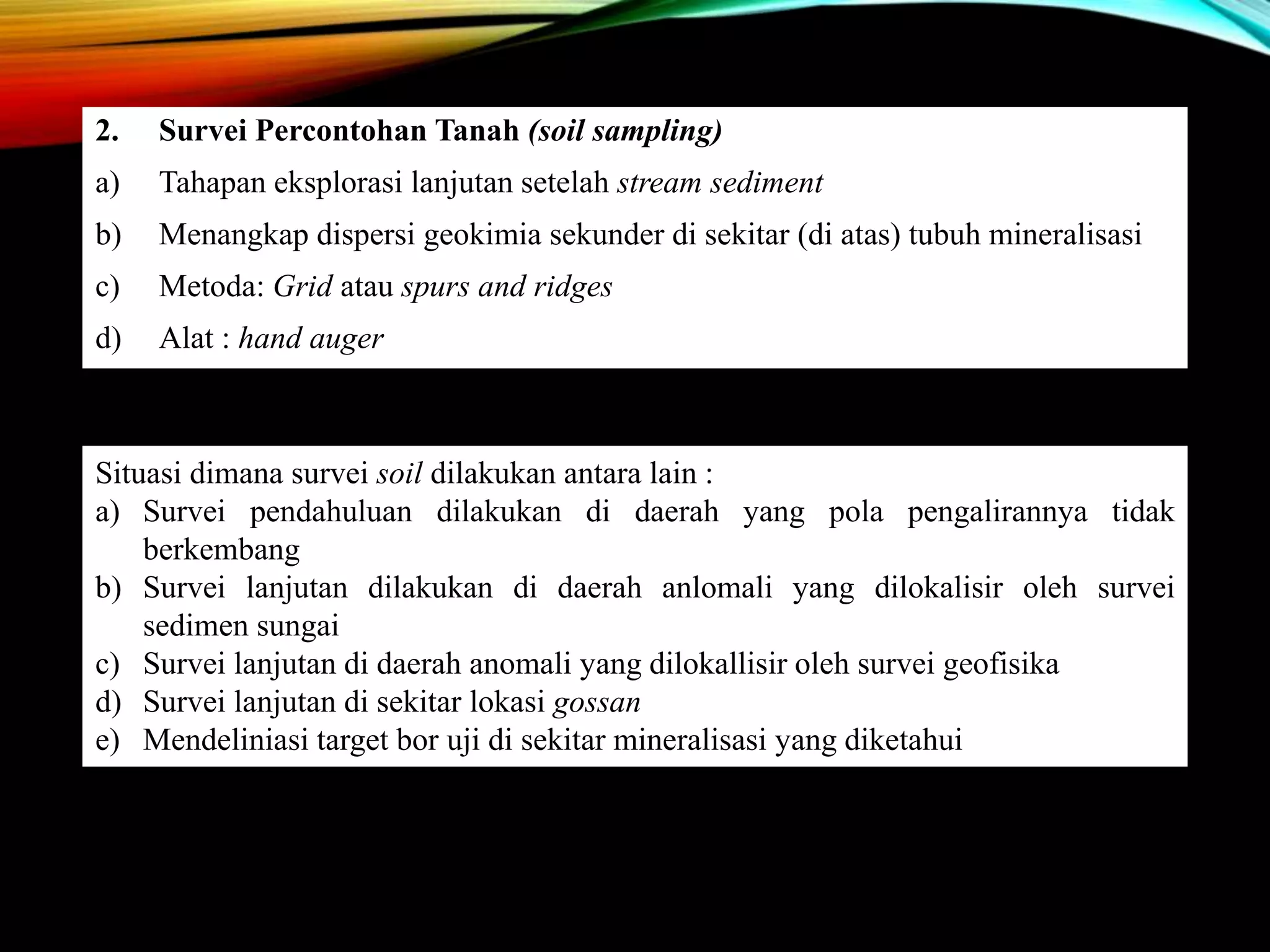 Eksplorasi geokimia | PPTX