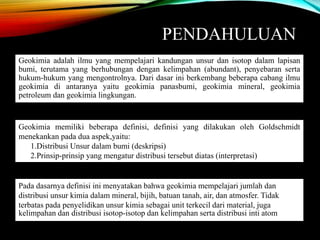 Eksplorasi geokimia | PPTX