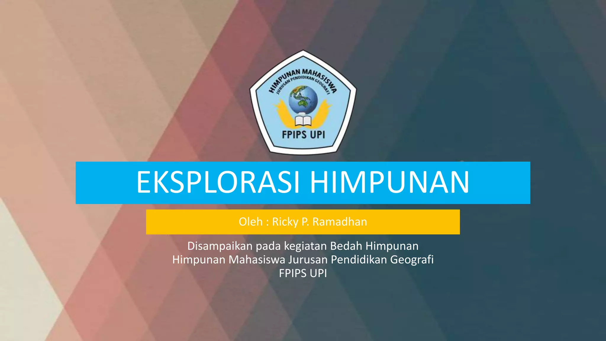 Eksplorasi himpunan | PPTX