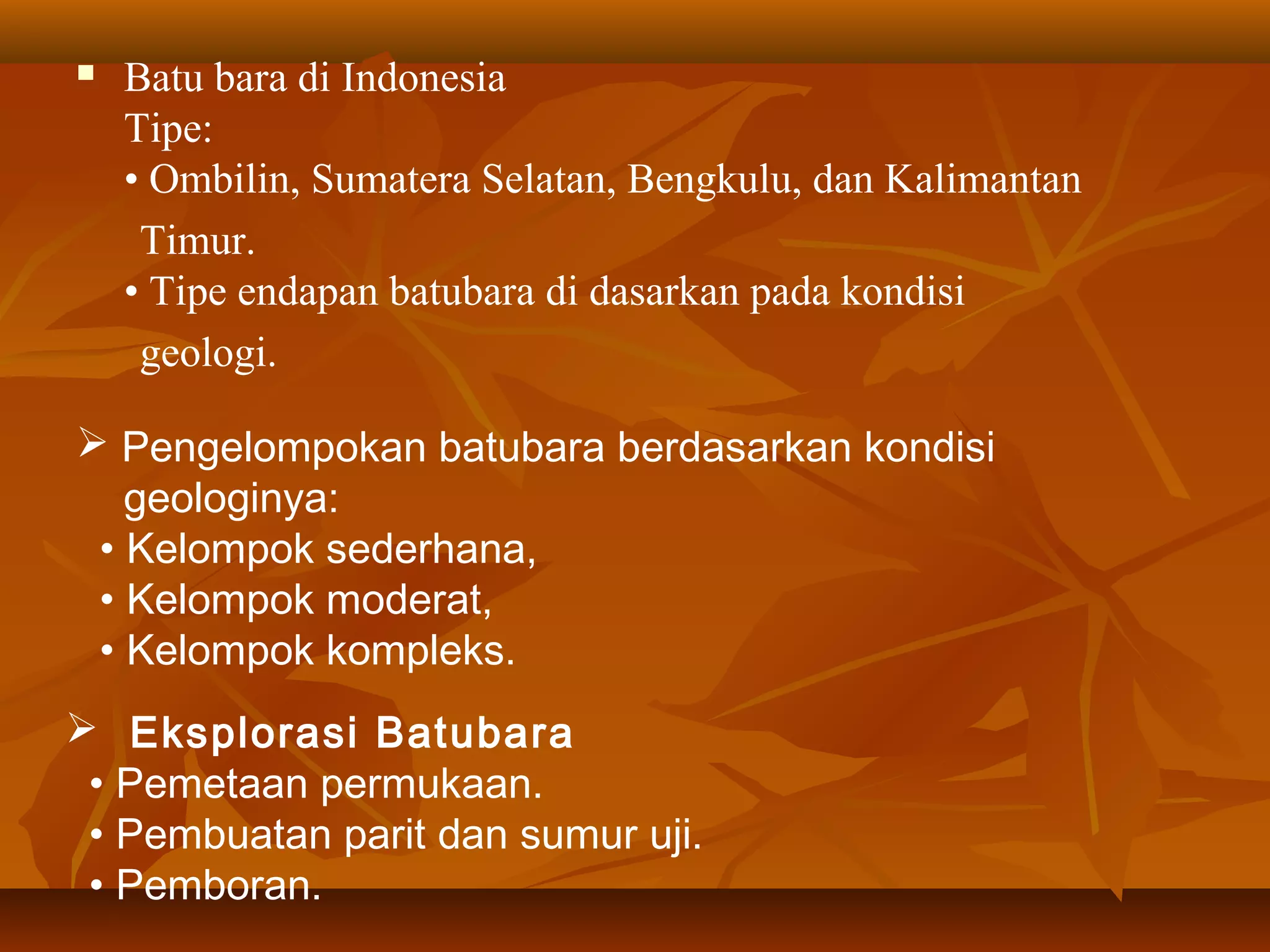 Eksplorasi sumber daya bahan galian | PPT