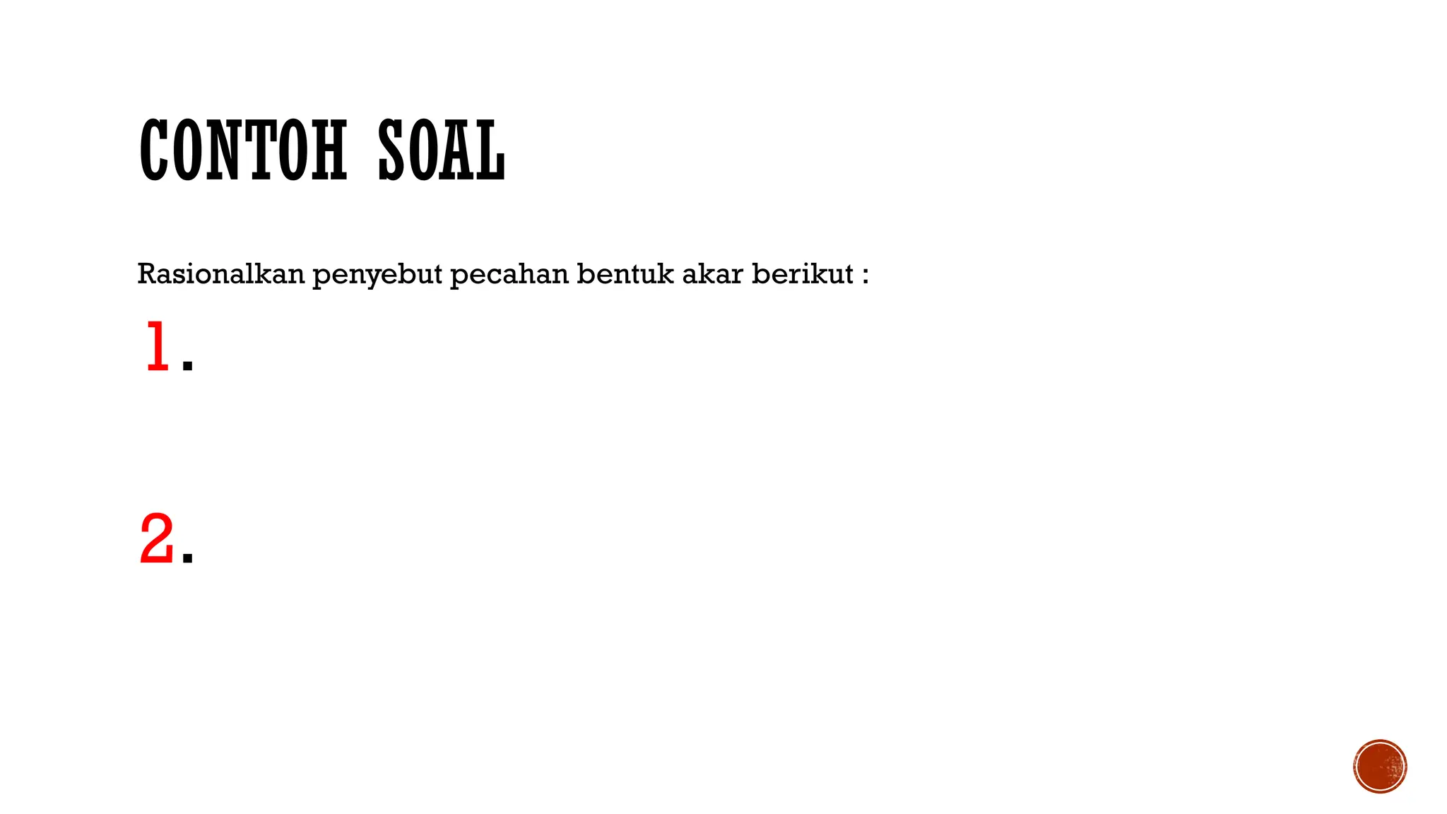 Eksponensial dan bentuk akar kelas 9 smp | PPT