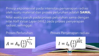 EKSPONENSIAL DAN TRANSFORMASI DALAM RADIOLOGI | PDF