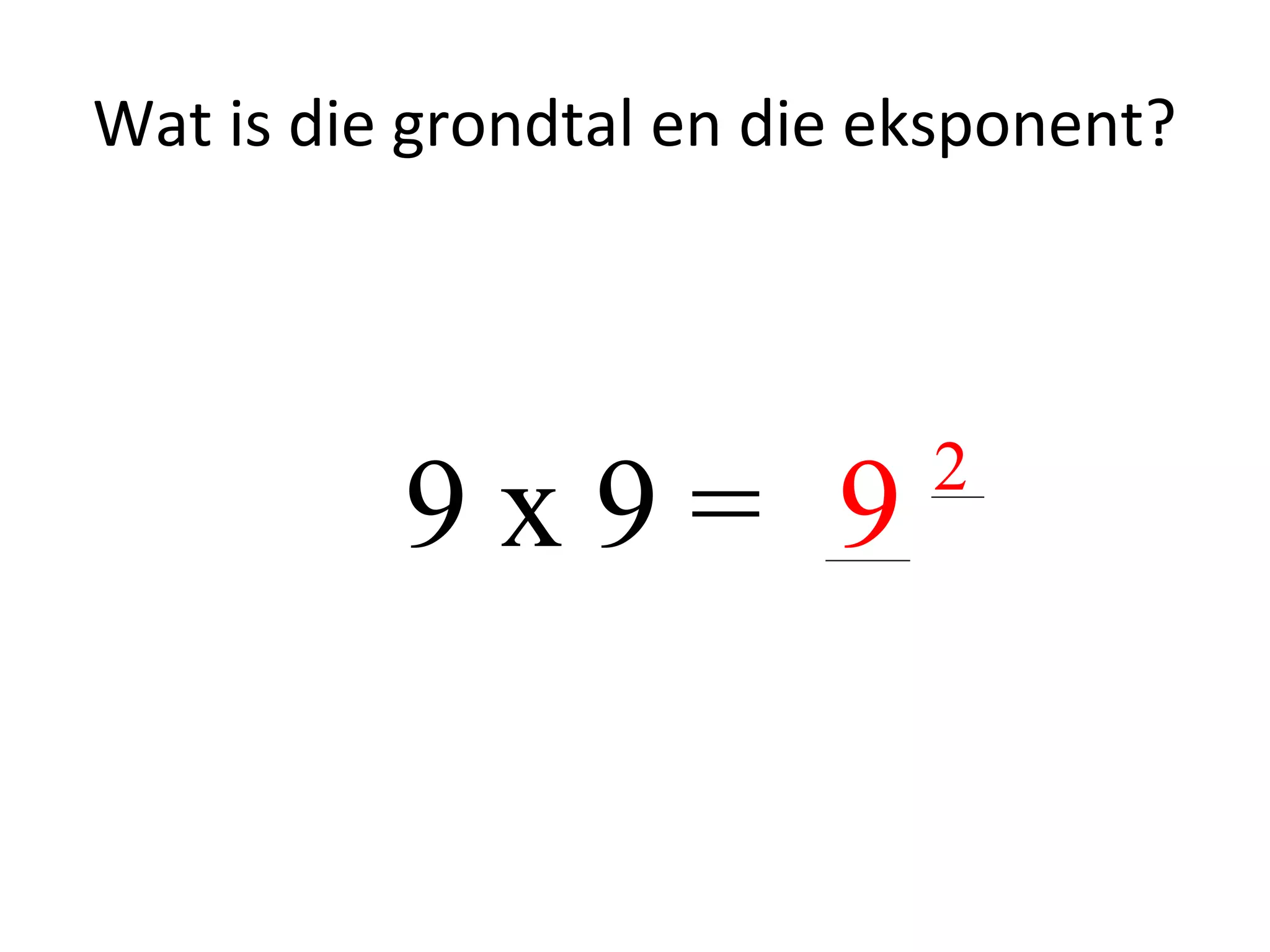 Eksponente graad 7 | PPT