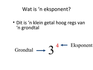 Eksponente graad 7 | PPT