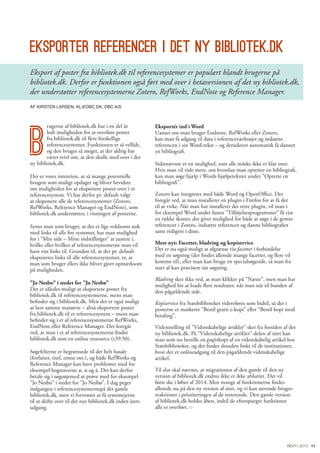 Eksporter referencer i det ny bibliotek.dk