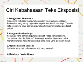 Teks Eksposisi detail | PPT