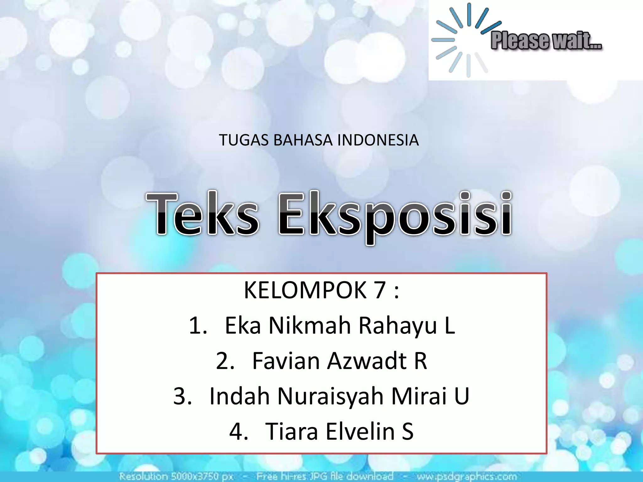 Teks Eksposisi | PPTX