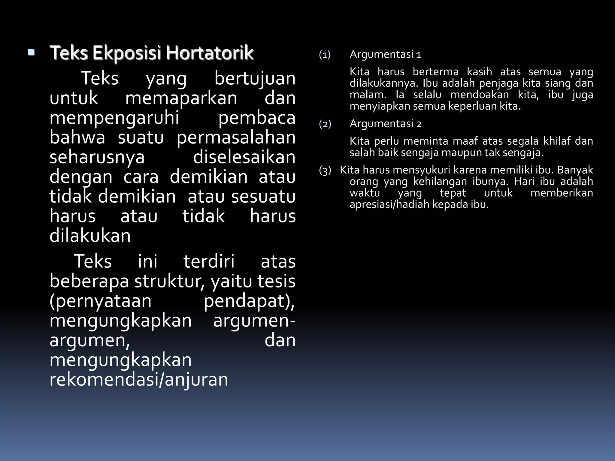 Eksposisi ppt | PPTX