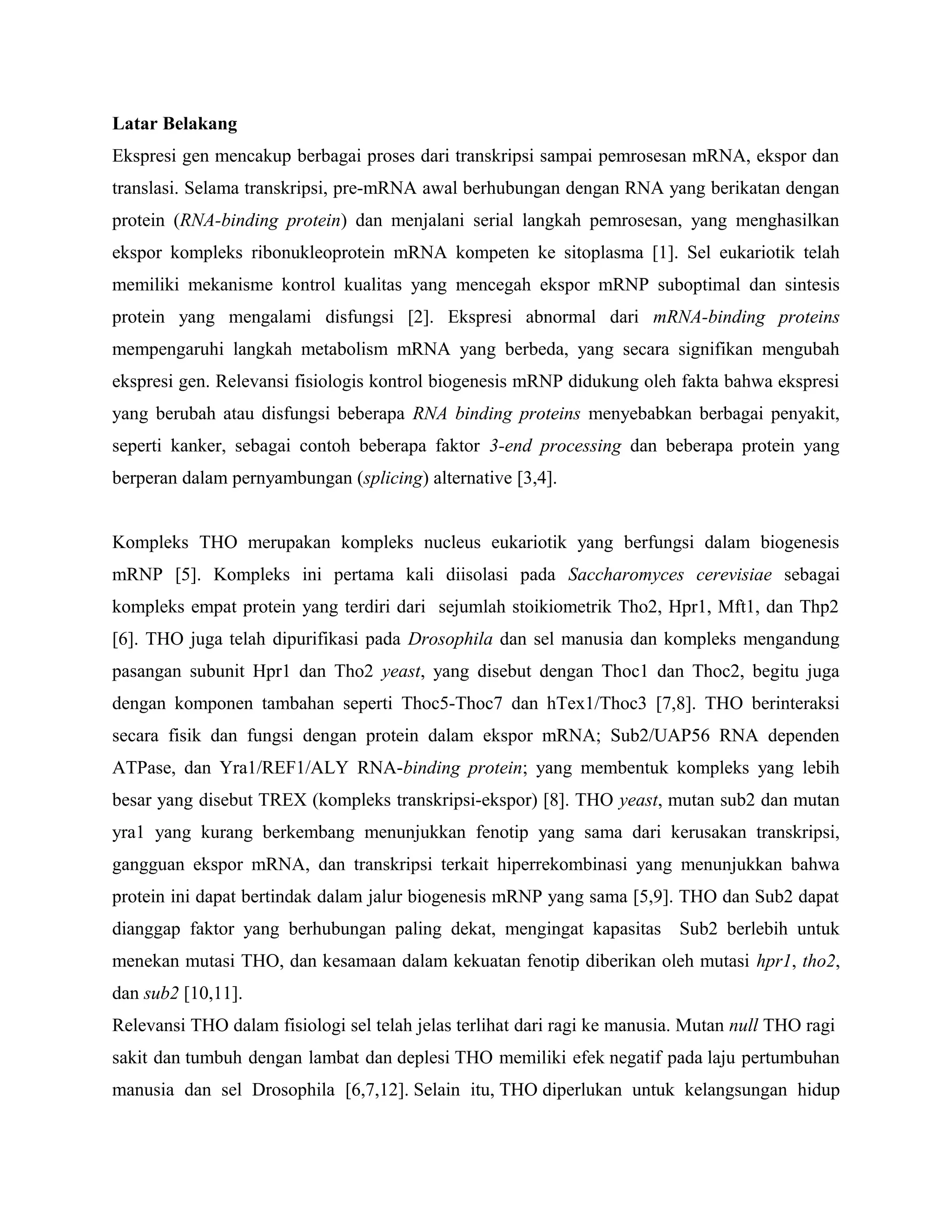 Ekspresi differensial biogenesis 12 | PDF