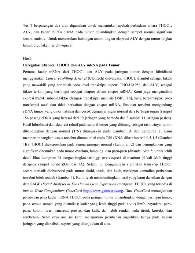 Ekspresi differensial biogenesis 12 | PDF