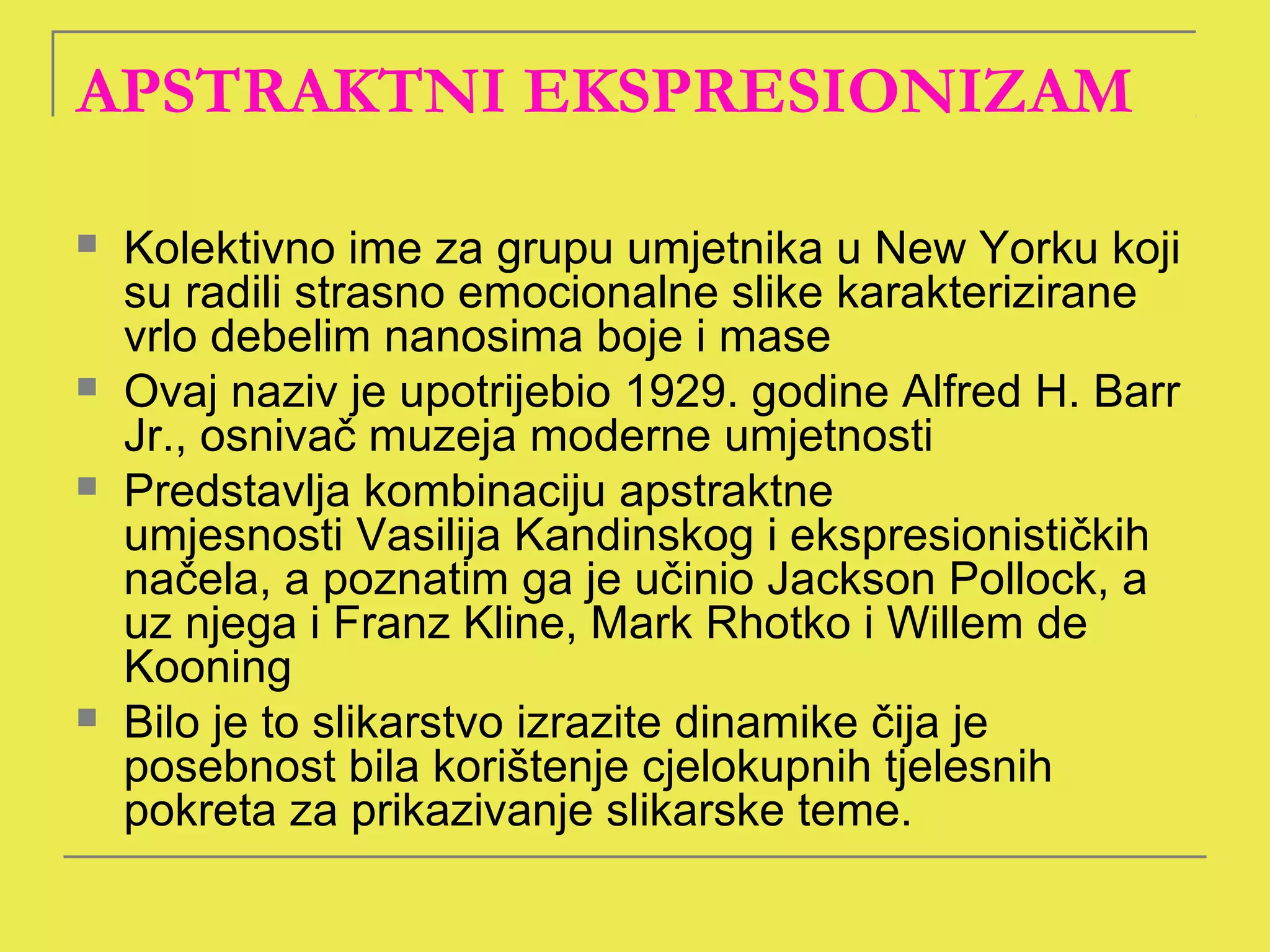 Ekspresionizam | PPT