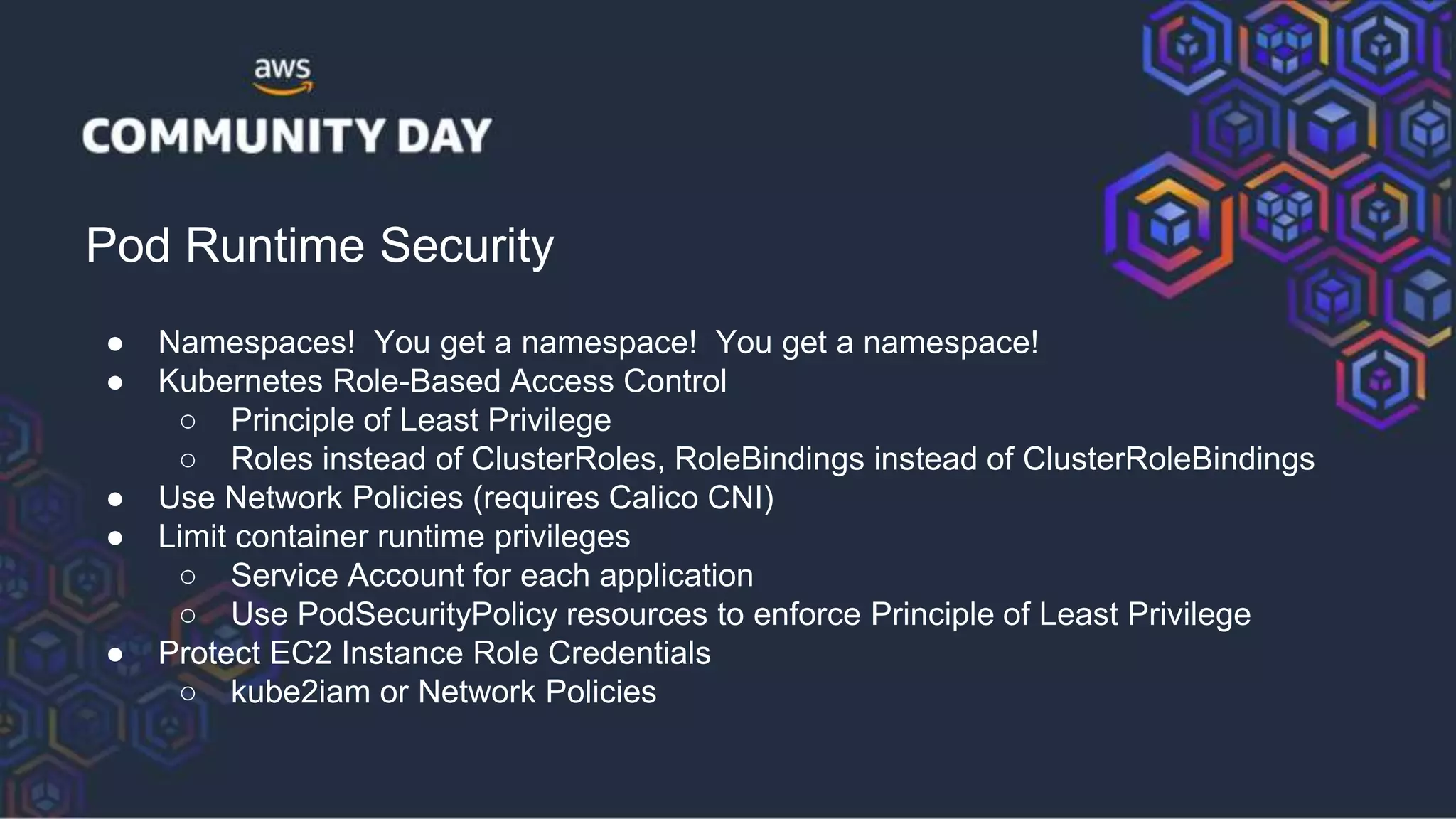 EKS security best practices | PPTX