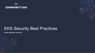 EKS security best practices | PPTX