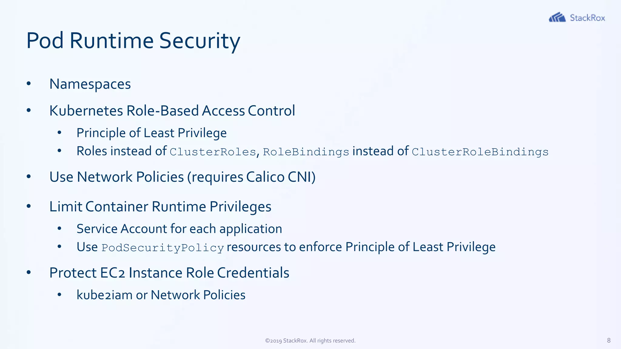 Aws Eks Security Best Practices Ppt Free Download