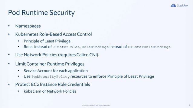 AWS EKS Security Best Practices | PPT