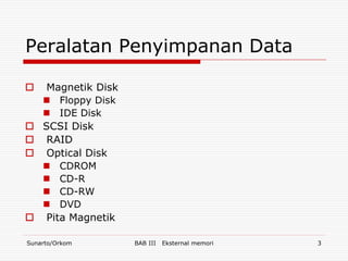 Eksternal memory | PDF