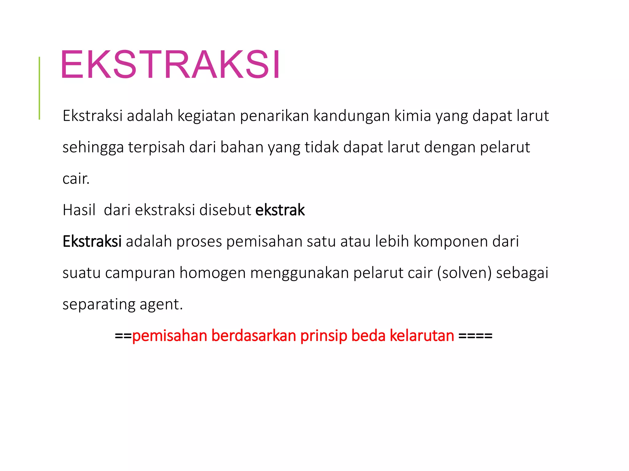 Ekstraksi | PPTX