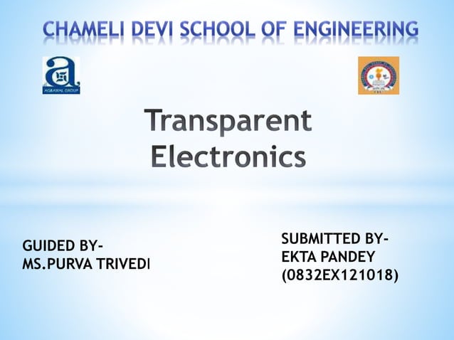transparent electronics | PPT