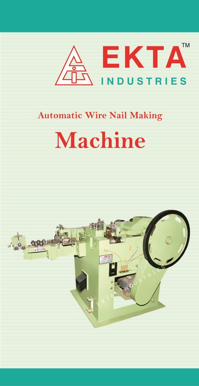 Ekta Industries Rajkot, Nail Polishing Machines | PDF
