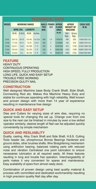 Ekta Industries Rajkot, Nail Polishing Machines | PDF
