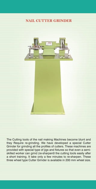 Ekta Industries Rajkot, Nail Polishing Machines | PDF