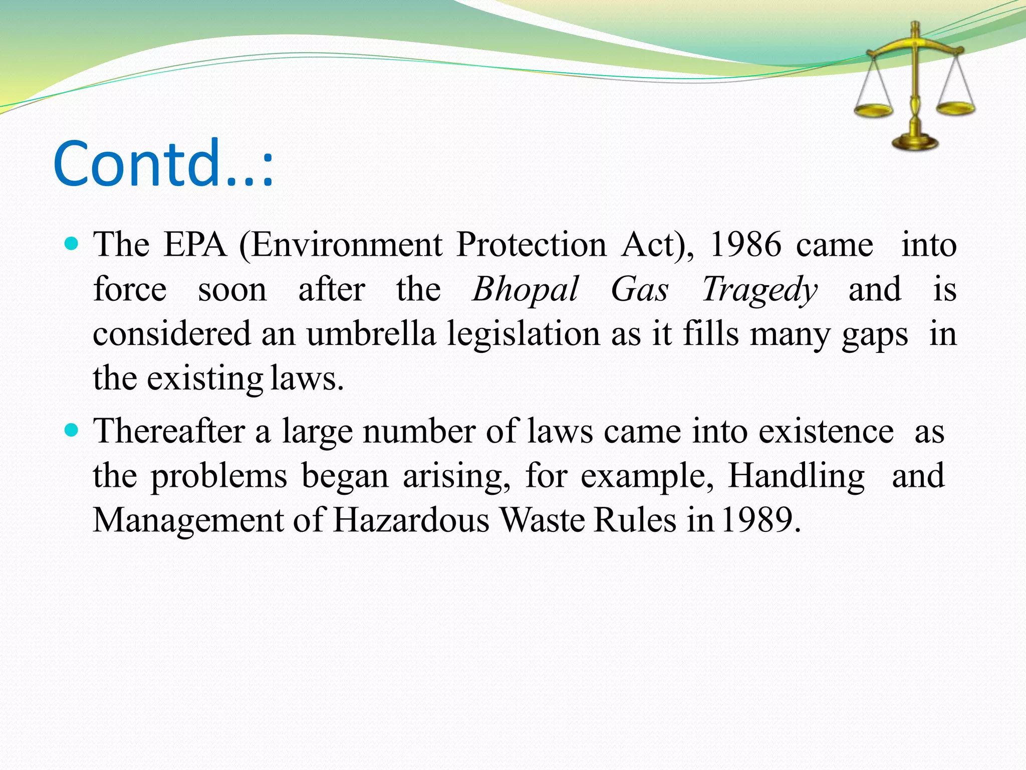 National and International Effort in Improving Environmental Quality | PPTX