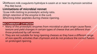 Rennet substitutes and types of rennets ( microbial rennets) | PPTX
