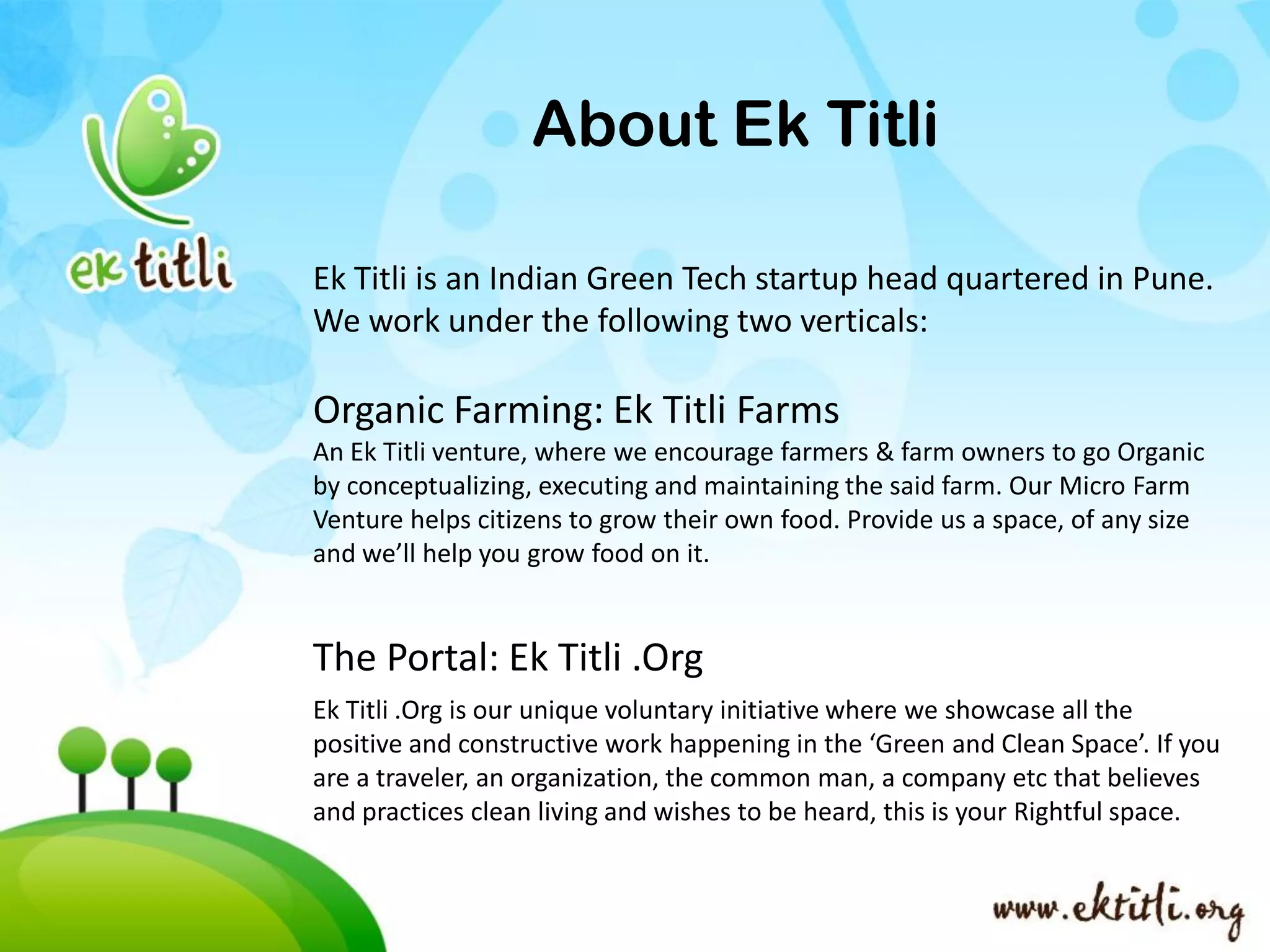 Ek Titli Farms | PDF