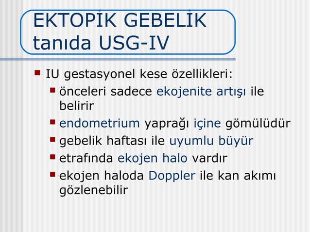 Ektopik usg-2009 | PPT