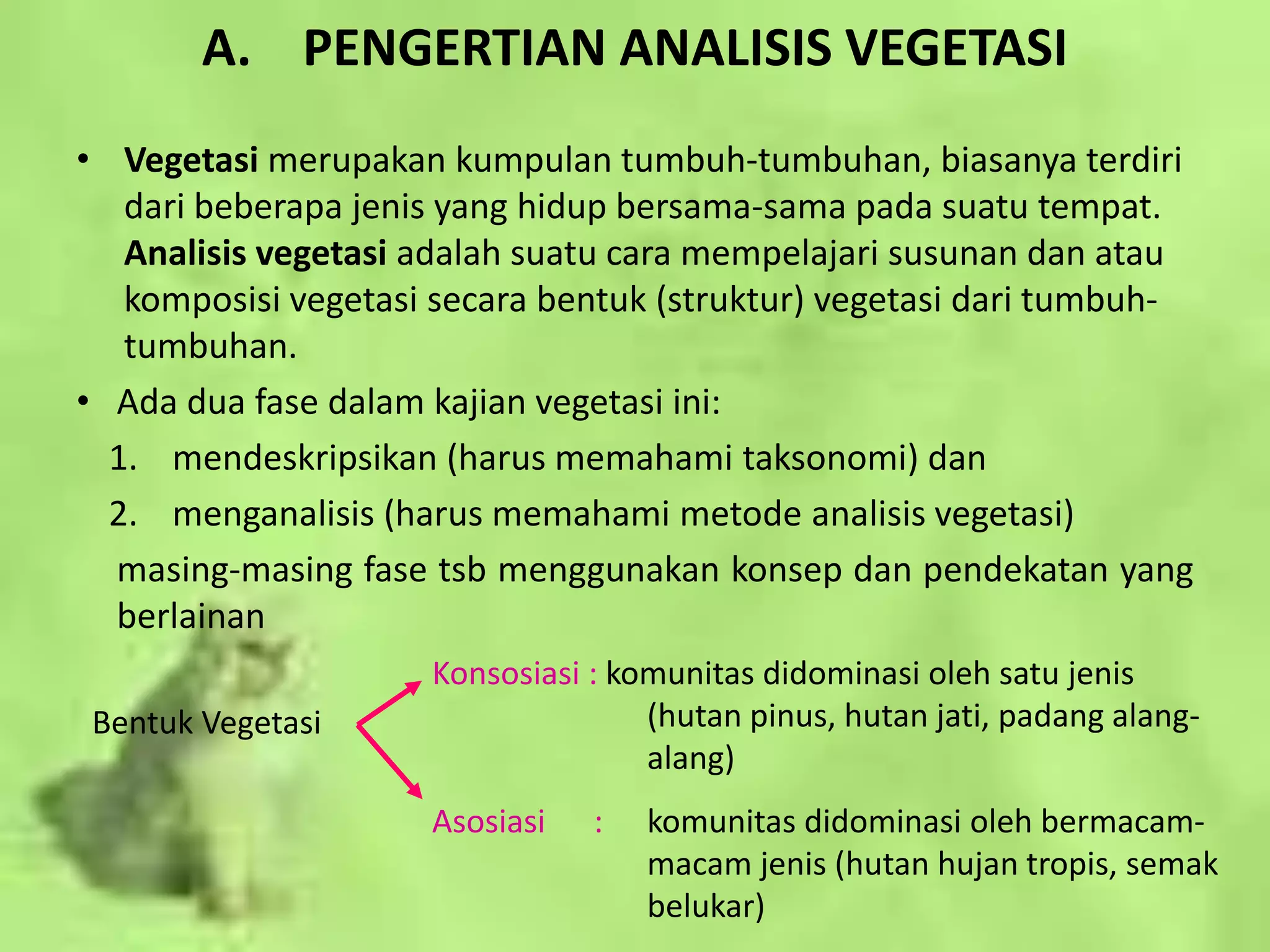 Ektum kel 9 metode analisis vegetasi | PPTX