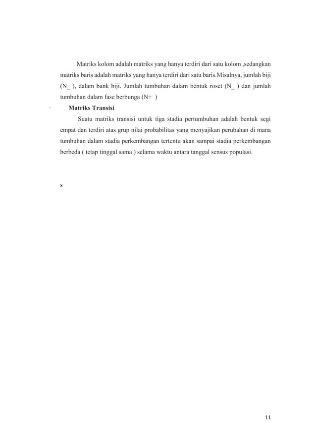 EKTUM Populasi Tumbuhan | PDF