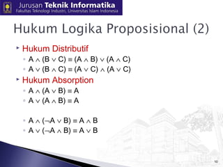 Ekuivalensi logis online class | PPT