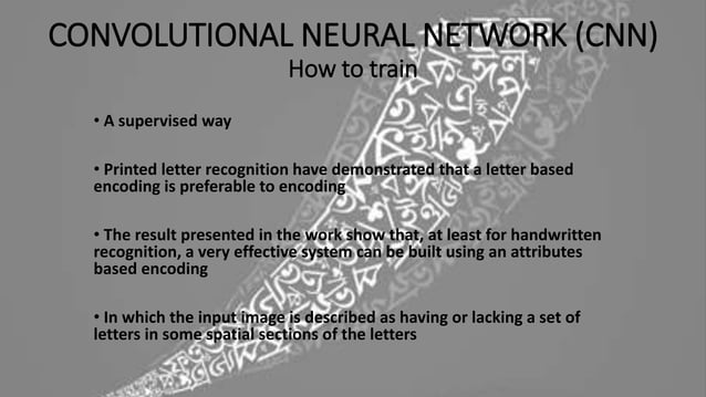Ekush Net-Using Convolutional Neural Network(CNN) for Bangla Hand Writing Recognition | PPT