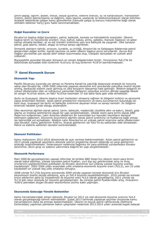 Ekvator ulke raporu_2013 | PDF