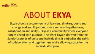 Ekya Top Schools in Bangalore | PPTX