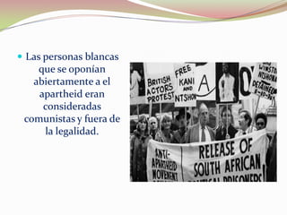 El apartheid | PPTX