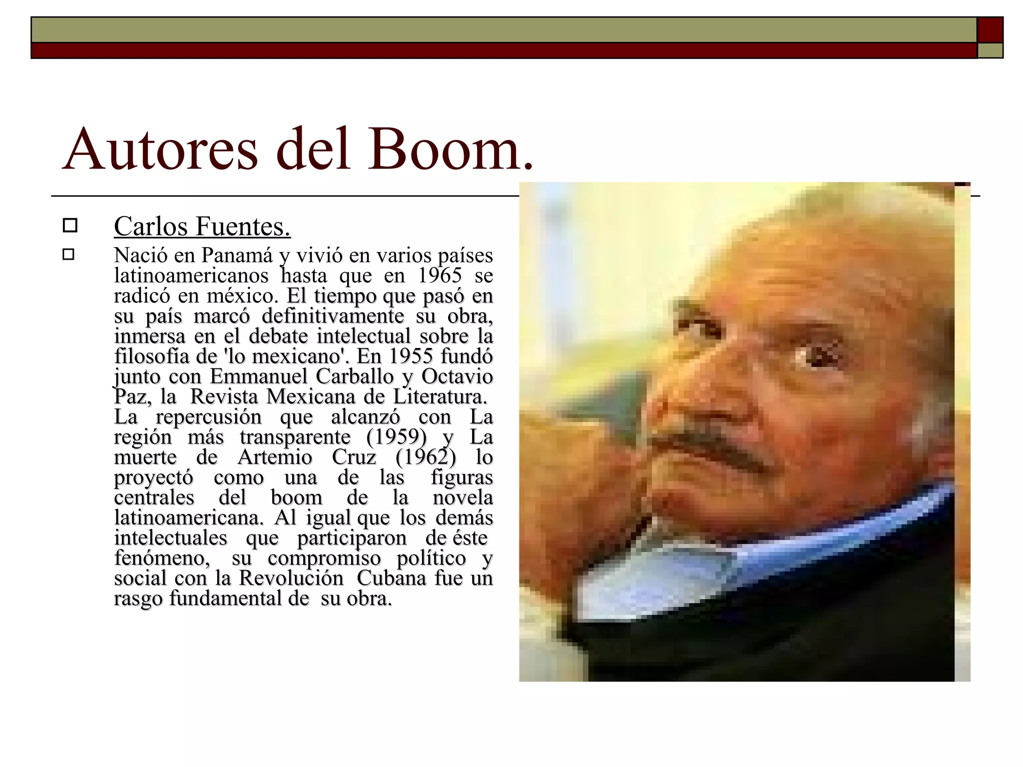 El boom-latinoamericano | PPT