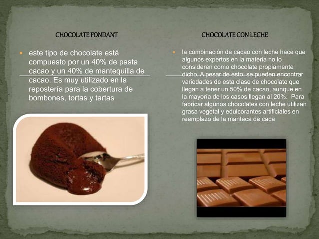El chocolate | PPTX