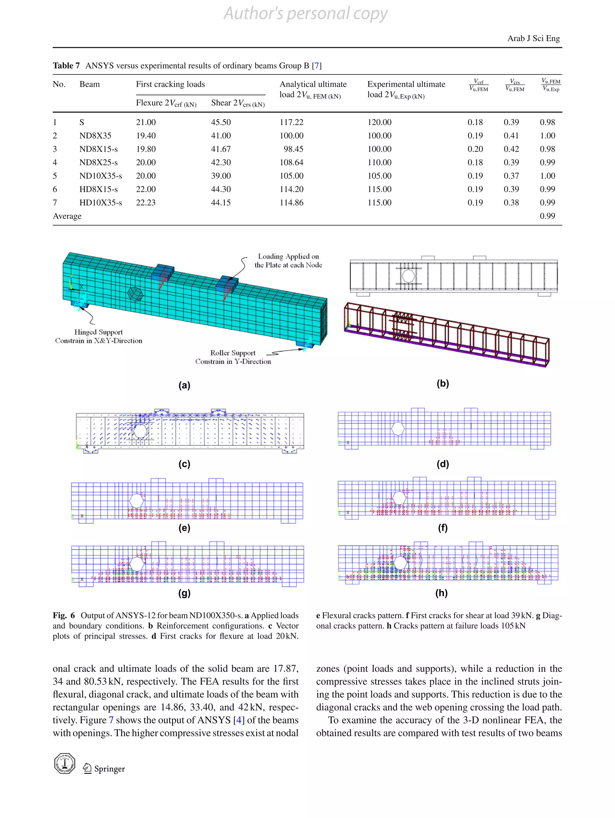 Behavior of RC Shallow and Deep Beams with Openings Via the Strut-and ...