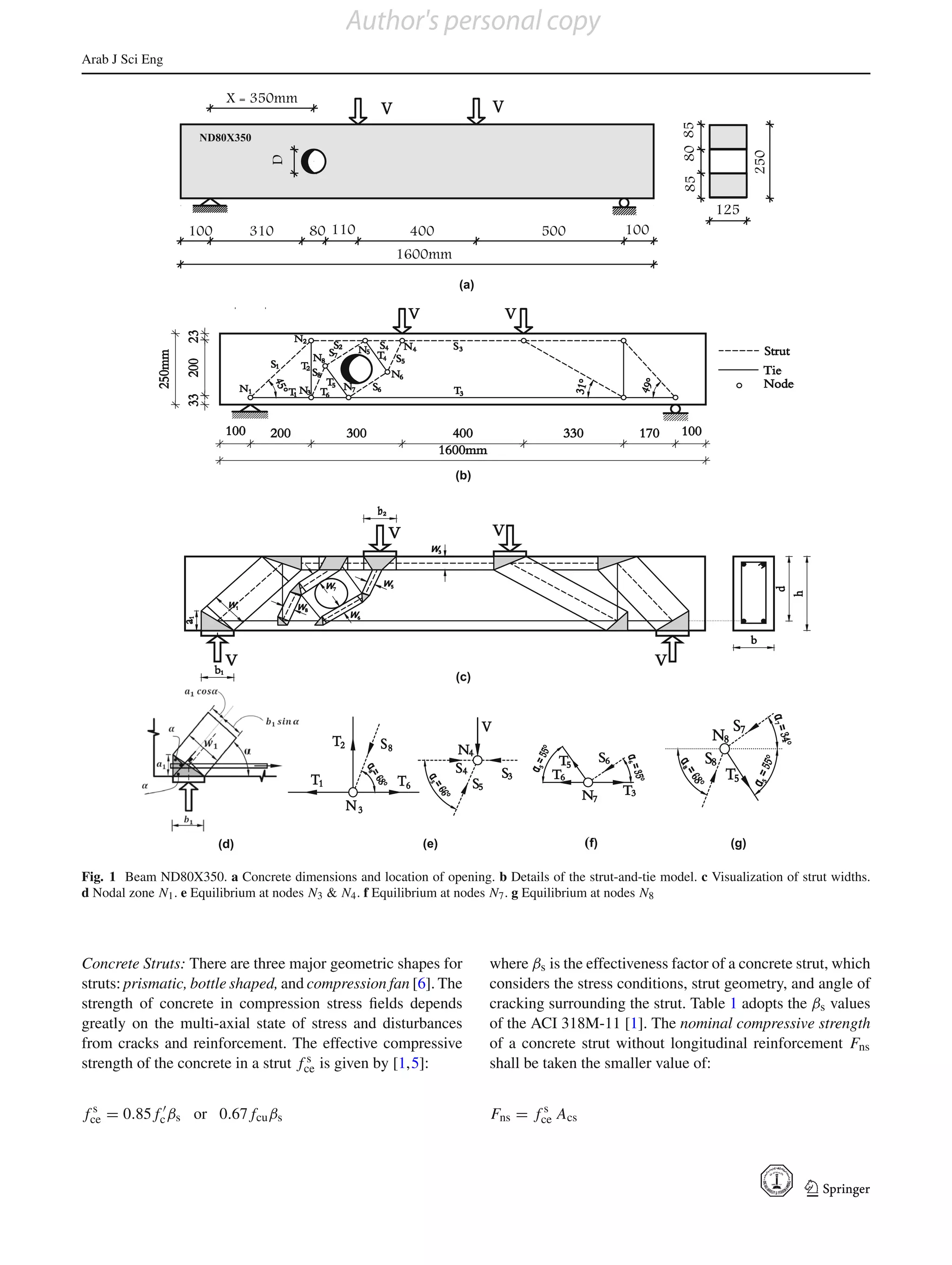 Behavior of RC Shallow and Deep Beams with Openings Via the Strut-and ...