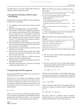 Behavior of RC Shallow and Deep Beams with Openings Via the Strut-and ...