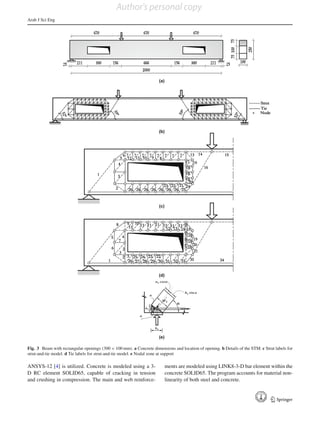 Behavior of RC Shallow and Deep Beams with Openings Via the Strut-and ...