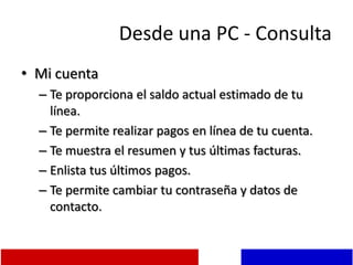 El Estado De Tu Cuenta TELCEL | PPTX