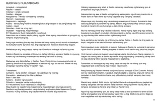 Buod ng Bawat Kabanata ng El Filibusterismo | DOCX
