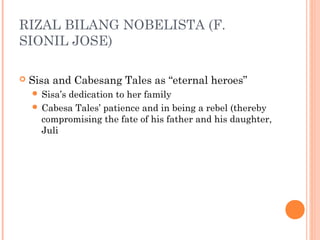 For Education - El Filibusterismo | PPT