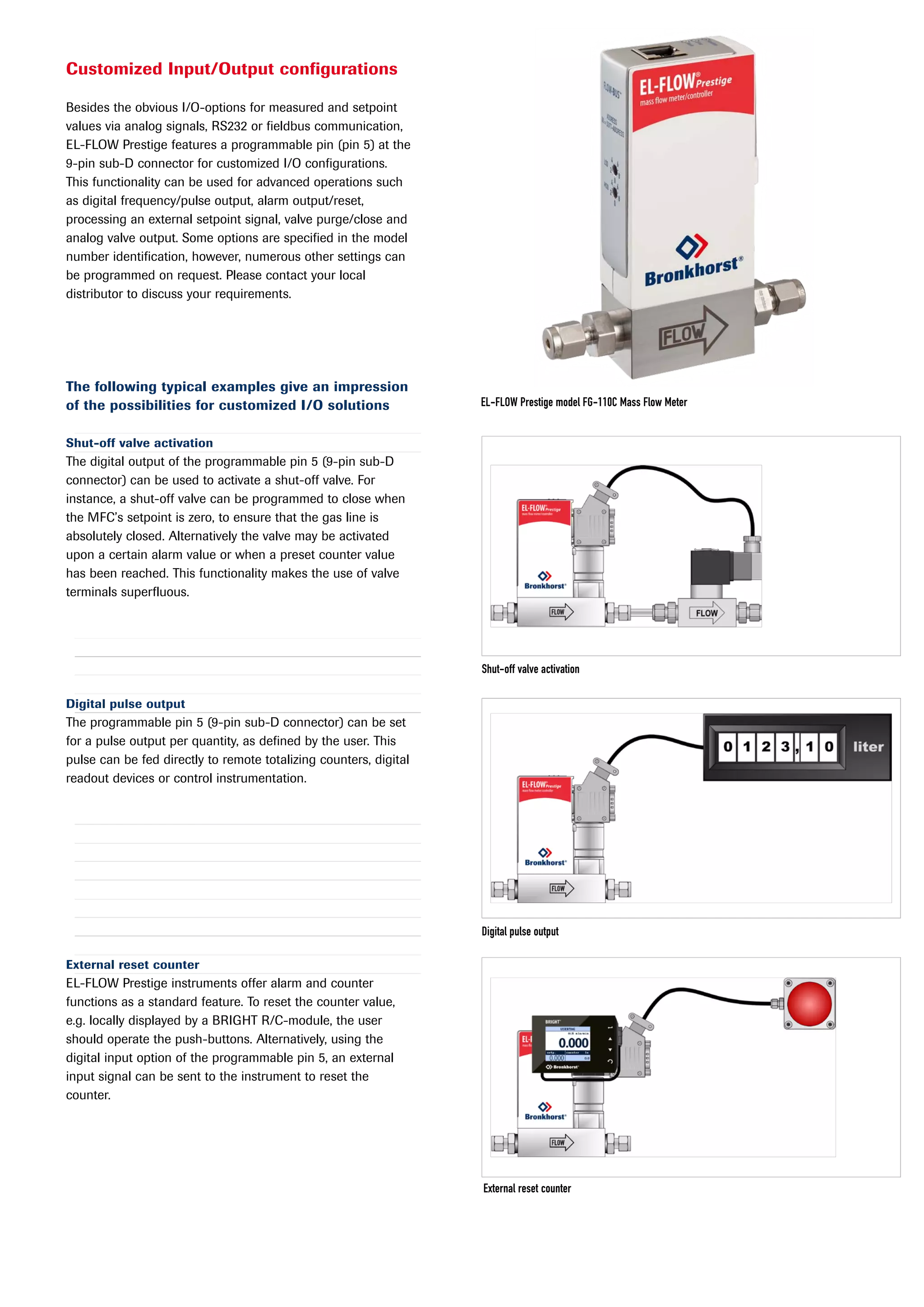EL-FLOW Prestige Mass Flow Controller and Flow Meter | PDF