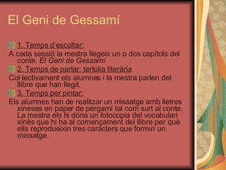 El Geni De Gessamí | PPT